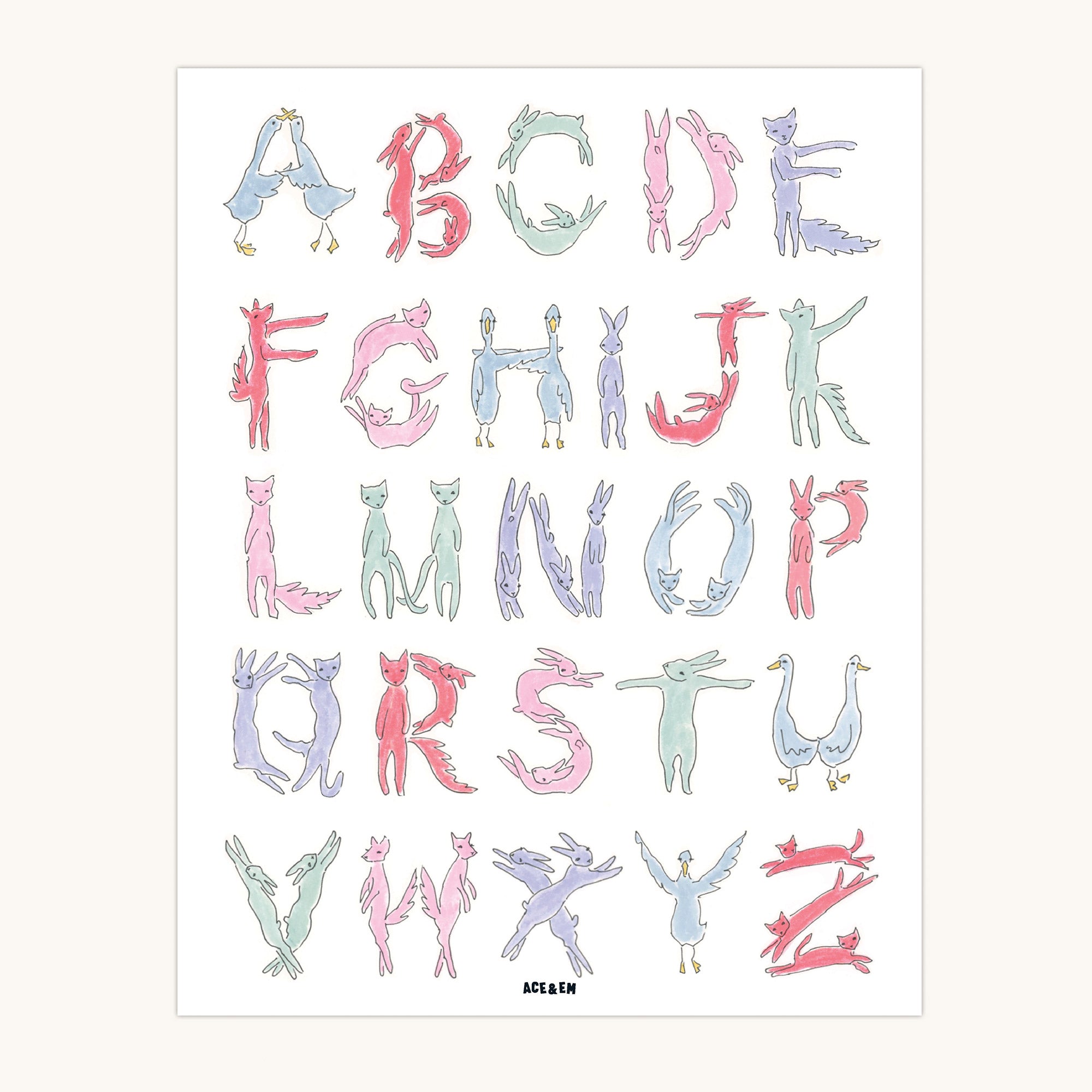 Animal Alphabet – Ace and Em